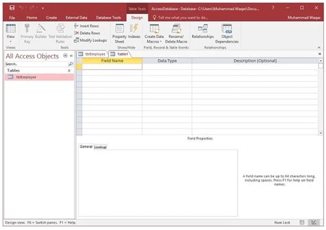create tables in ms access ms access homework help
