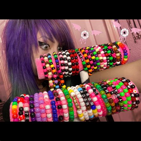 Kandi Necklace Diy Kandi Bracelets Bracelet Crafts Jewelry Crafts