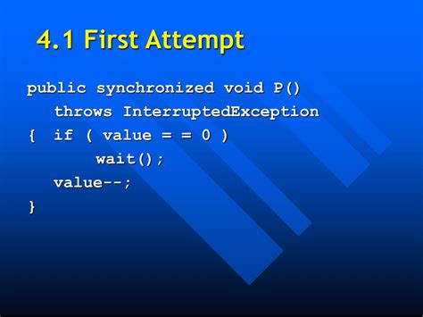 Ppt Counting Semaphore Implementation In Java Powerpoint Presentation