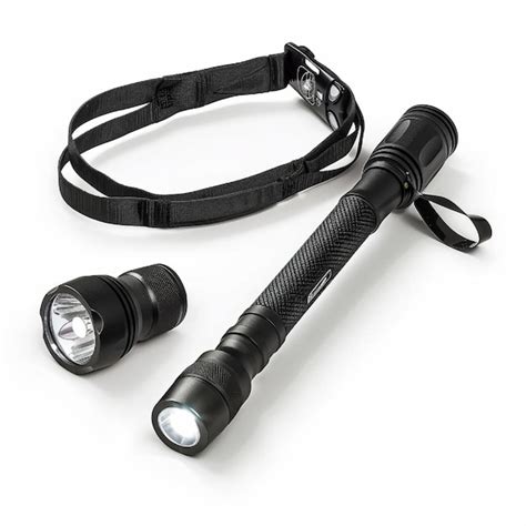 A Headlamp And Flashlight Set For Working In Dark Spaces Premium Ai