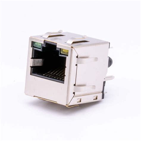 524t 1x1 1001000bt Shield Emi Tab With Led Light Short Body
