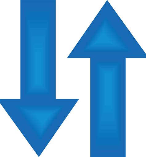 Arrows Up And Down Direction 24097538 Png