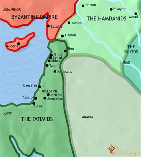Map Of Syria 200 Ce At The Height Of The Roman Empire Timemaps