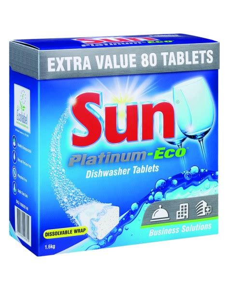 Sun Platinum Eco Dishwasher Tablets 5x80tb Products