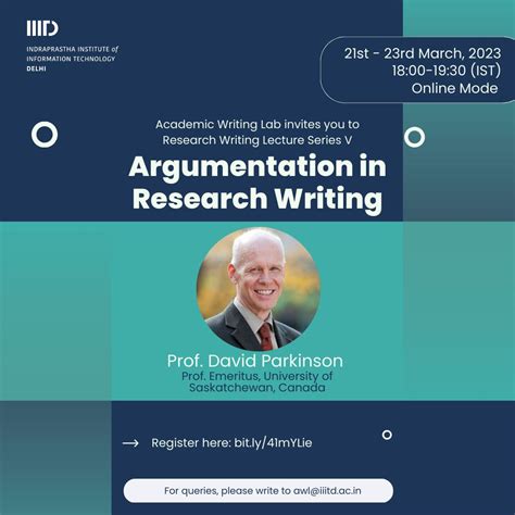 Iiitd Researchwriting Indraprastha Institute Of Information