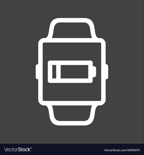 Low Battery Sign Royalty Free Vector Image Vectorstock