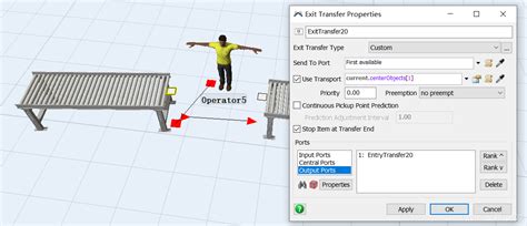 【flexsim2019】自学笔记：2019版本中传送带属性设置 Use Transport 如何建立s连接 操作员 叉车 传送带