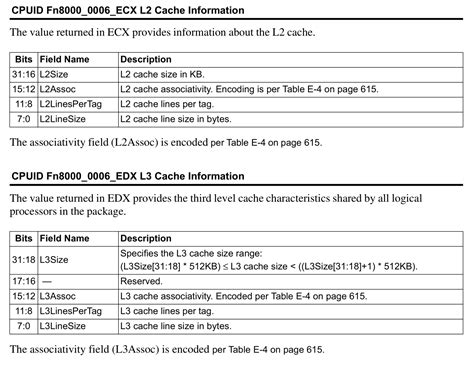 Assembly Using CPUID To Get Cache Size In Ryzen CPU Stack Overflow