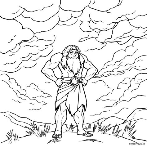 Samson Coloring Sheet