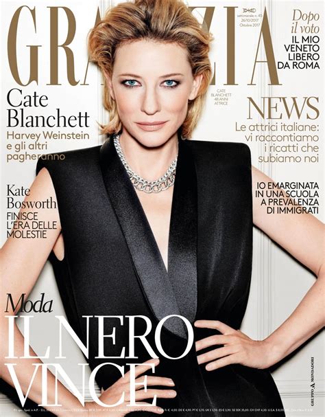 Cate Blanchett In Grazia Magazine Italiy October 2017 Issue Hawtcelebs