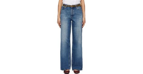 Apc Elisabeth Jeans In Blue Lyst Uk