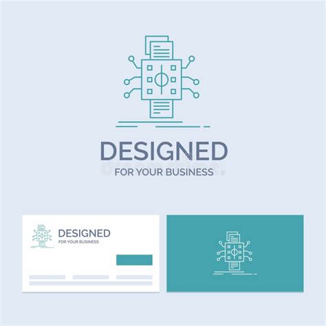 Analysis Data Datum Processing Reporting Business Logo Line Icon