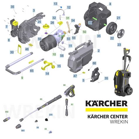 Karcher K2 Spare Parts Diagram With Detailed Component Breakdown