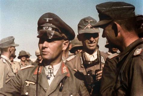 World War Ii In Color Erwin Rommel At The Sollum Front