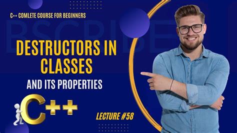 Destructors In Classes In C Oop C Oop Course For Beginners In Hindi Youtube