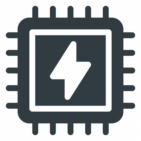 Boost Chip Cpu Fast Microchip Processor Turbo Icon Download On