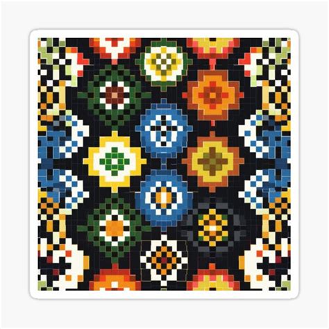 Pixel Old School Sticker By Midartforge Redbubble