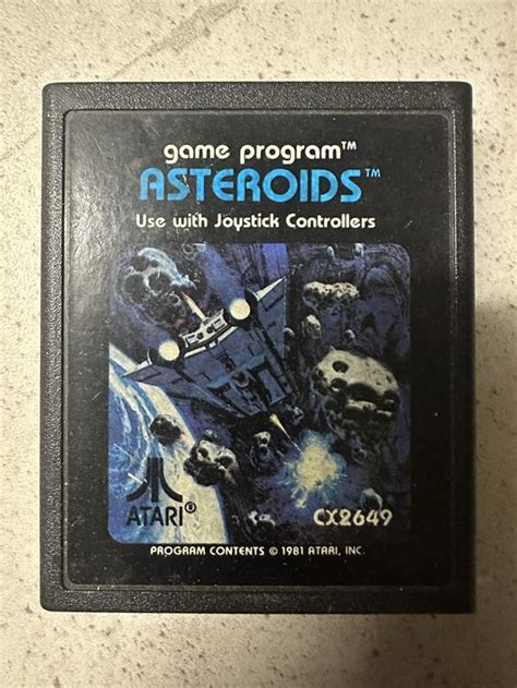 Atari 2600 Asteroids Modul Cx2649 Gebraucht In Kestenholz Für Chf 12