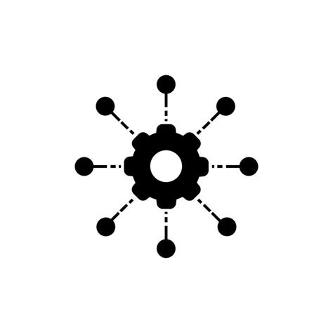 Editable Icon Vector Function Settings Illustration Sign Automated System Symbol Development