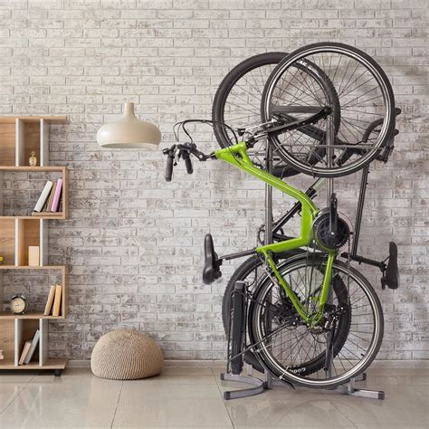 The New Delta Cycle Heavy Duty Vertical Rack Allows For Easy Space