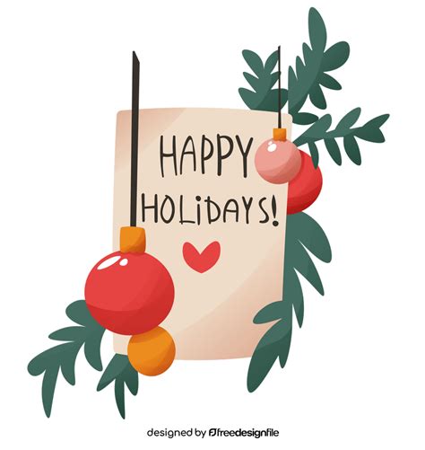 Christmas Greetings Clip Art Free 5824053 Clipart Library
