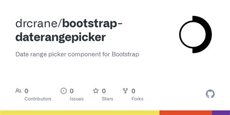 Github Drcranebootstrap Daterangepicker Date Range Picker Component For Bootstrap