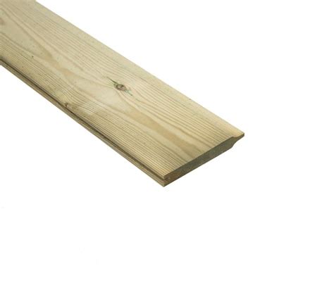 Rebated Tongue And Groove Timber Cladding 18mm Pre Treated Tuin Uk
