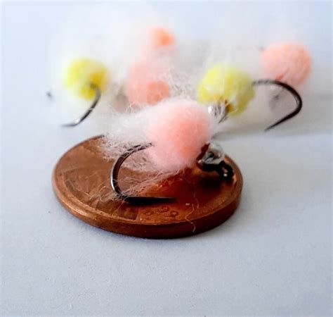 6 Tungsten Nuke Egg Egg Fly Patterns Trout Egg Flies Steelhead Egg Trout Flies Colorado