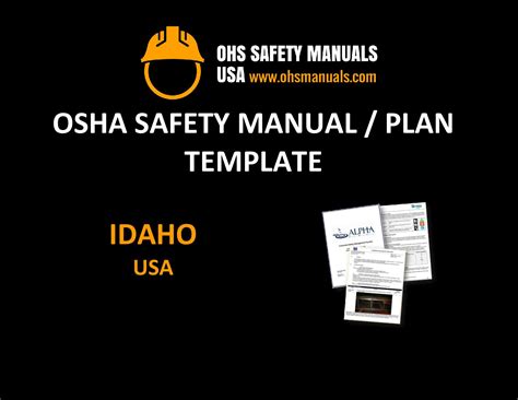 1 Idaho Osha Safety Manual Plan Program Policy Iipp Template A