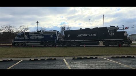 Lsrc 4325 And Lsrc 302 Entering Saginaw Yard West End Youtube