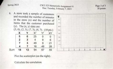 Solved Csci 523 Homework Assignment 1 Due Tuesday