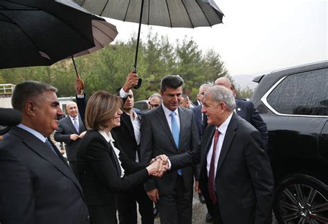 موقع رووداو صور اجتماع رئيس الجمهورية عبد اللطيف رشيد بوزيرة الهجرة والمهجرين إيفان فائق