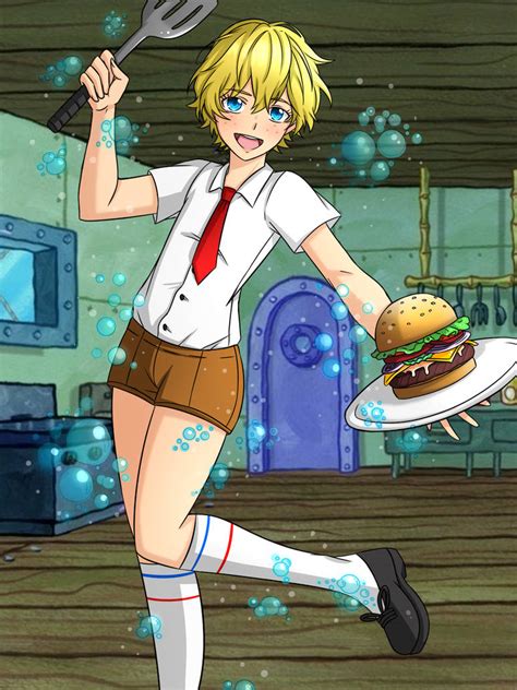 Anime Spongebob Fanart By Moonlight7earltea On Deviantart