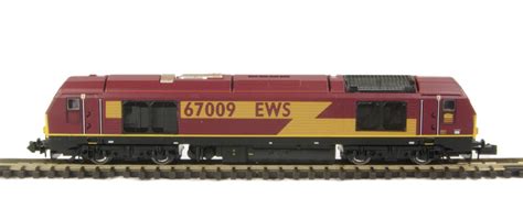 Dapol Nd101b Class 67 Diesel 67009 In Ews Maroon Livery