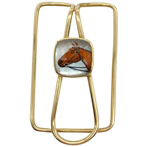 Cartier Gold Horse Money Clip At 1stdibs Gold Money Clip Cartier