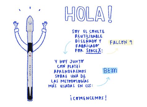 Guía De Bem Para Css Cohete Falcon 9 De Spacex