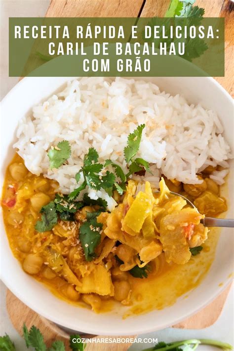 Caril Rápido De Bacalhau Com Grão Cozinhar E Saborear