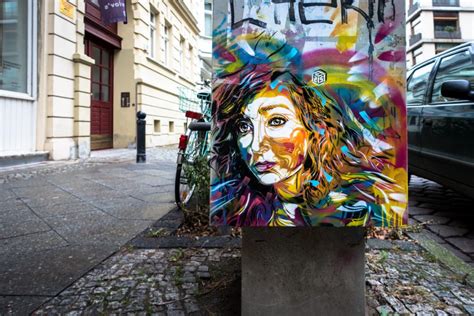 C215 Stencil In Berlin Mitte Urbanpresents