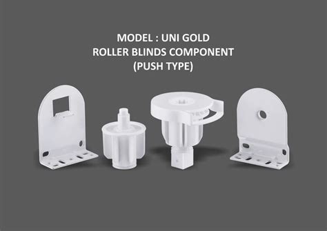 Uni Gold Push Type Roller Blind Components Set White At Best Price In