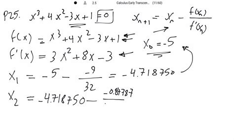 Solved Use Newtons Method To Find An Approximate Root Accurate To