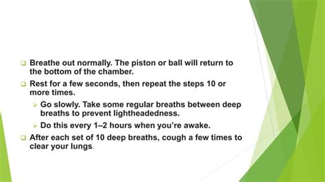 Incentive Spirometry Powerpoint Presentation Pptx