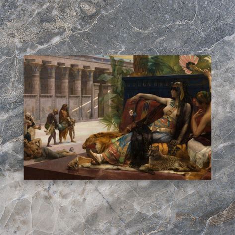 Historical Art Print Cleopatra Testing Poisons On Condemned Prisoners