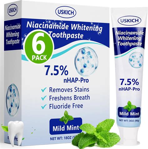 75 Nano Hydroxyapatite Toothpaste6 Pack Fresh Breath
