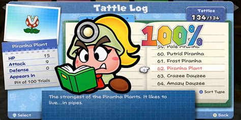Paper Mario The Thousand Year Door How To 100 The Tattle Log