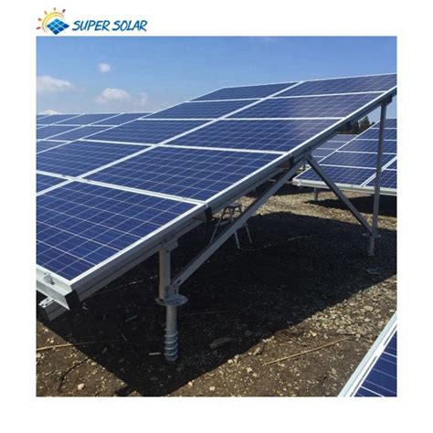 High Strength Ground Mounted Solar Panels Ground Mount Solar Power Kit Ground Mounted Solar
