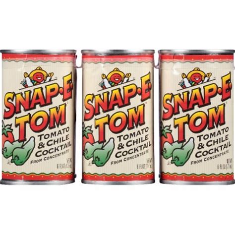 Snap E Tom Tomato And Chile Cocktail 6 Count 36 Fl Oz Kroger