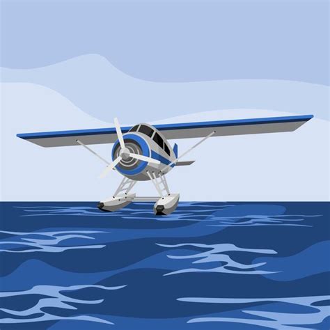 Float Plane Vector Art Icons And Graphics For Free Download