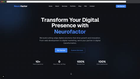 Neurofactor Transform Your Digital Presence