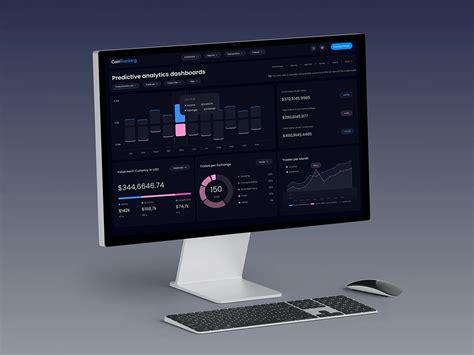 Crypto Finance Dashboard Predictive Analytics Behance