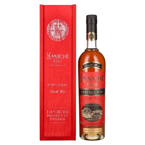 Kaniché Rum Perfección Double Wood 40 Vol 07l In Holzkiste